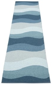Modrý vnitřní a venkovní běhoun 70x300 cm Urvi Water – Pappelina