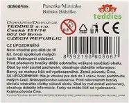 TEDDIES Panenka miminko / 30 cm / Pevné tělo / Plast / od 3 let