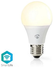 Nedis | Nedis Wi-FiLW12WTE27 - LED Stmívatelná chytrá žárovka A60 E27/9W/230V 2700K | NE0268