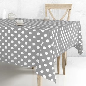 Ubrus PVC DC-416 šedý  metráž šířka 140cm