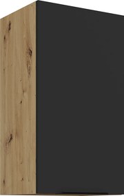 ARIA ac | horní skříňka 40 G-72 1F policová | 40 cm | ANTI FINGERPRINT povrch | artisan/černá