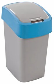 Odpadkový koš s houpacím víkem - CURVER FLIPBIN, 25 l Barva: modrá