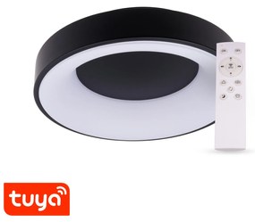 T-LED SMART Tuya LED svítidlo ZULU 48W CCT kulaté černé SMART Tuya LED svítidlo ZULU 48W CCT kulaté černé