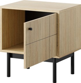 PCo Noční stolek JAPAN RTV154, 154 cm Dub Linea