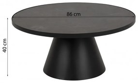 Konferenční stolek Soli 3 černý