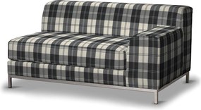 Potah na pohovku IKEA, pravé provevedení Kramfors 2-místná barva černá látka pletený vzor, vzorované