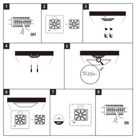 LED Stropní svítidlo LED/40W/230V 3000/4000/6500K 50x50 cm bílá