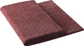 Hotelový přehoz – běhoun Velvet 60x200 cm barva červená látka lesklé, sametová