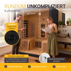Artsauna Infrasauna Helsinki 150, černá