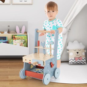 Costway 2 v 1 Nářadí na dětské chodítko s multifunkčním středem a spodním