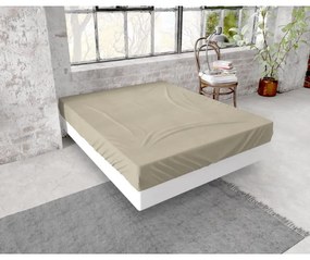 Prostěradlo Fitted Sheet Flannel 150g. Taupe