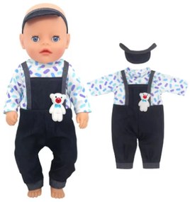 Oblečení pro panenky BABY born Little nebo Reborn (36 cm) Varianta: b10 černý set pro kluky