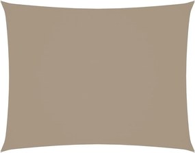 Stínící plachta oxfordská látka obdélníková 4 x 6 m taupe 135437