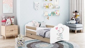 Dětská postel Tobík - mišanek (Vybírat můžete z mnoha motivů a barev.)