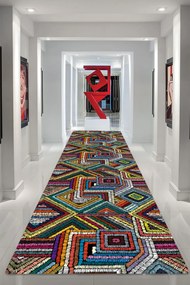 Conceptum Hypnose Kusový koberec Maglie, Vícebarevná Rozměr koberce: 80 x 300 cm
