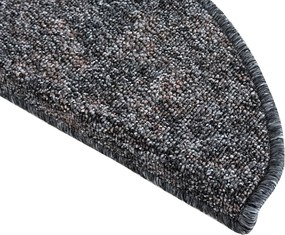 Vopi Nášlapy na schody Madrid hnědošedý půlkruh, samolepící - 28x65 půlkruh (rozměr včetně ohybu)