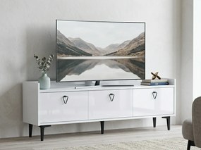 TV stolek PIENA 160 cm, bílý