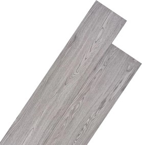 vidaXL Nesamolepicí PVC podlahová prkna 5,26 m² 2 mm [146572] Barva: Tmavě šedá