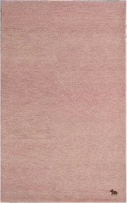 Ručne všívaný kusový koberec Asra wool pink, 40x60, ružová, obývacia izba, Asra