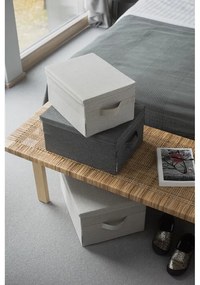 Látkový úložný box s víkem – Bigso Box of Sweden