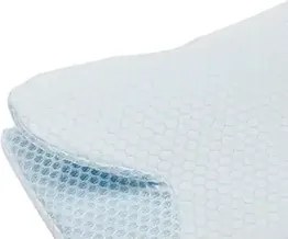 Powerton ERGO LUNIA bílo-světle modrá / Ergonomický polštář / PU pěna