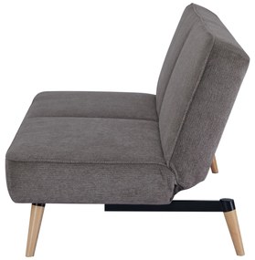 House Nordic Rozkládací pohovka SWAN hnědá 186 cm