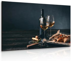 Malvis ® Obraz Gastronomický zážitek Velikost: 150x100 cm