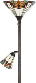 Stojací lampa Tiffany Montaq - Ø 30*178 cm