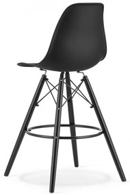 Set čtyř jídelních židlí LAMAL - černé (černé nohy) 4ks