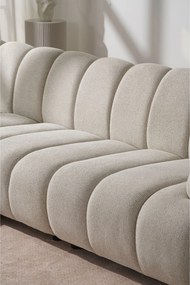 House Nordic Třímístná pohovka TAZA béžová 276 cm levá 1360006