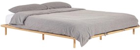 OnaDnes -20% Dřevěná postel Kave Home Anielle 160 x 200 cm