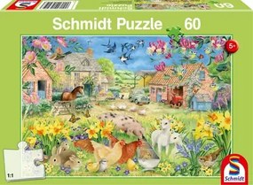 SCHMIDT Puzzle Můj malý statek / 60 dílků / 36,1 x 24,3 cm
