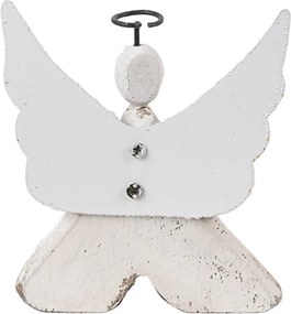 Dekorace dřevěná figurka anděl Angel Rustic S - 8*3*9 cm