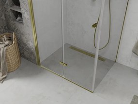 Mexen Lima sprchový kout 70x100 cm, průhledná, zlatá, 856-070-100-50-00