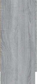 vidaXL Prosklená skříň 120 x 30,5 x 70 cm kompozit [815628] Barva: Bílá