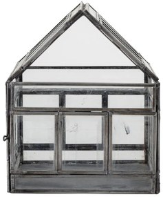 Kovový skleník Bloomingville Jerri 19,5 x 14,5 cm