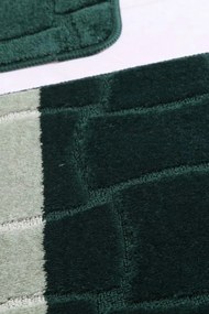 Koupelnový kobereček Sariyer 60x30 cm zelený