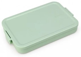 Brabantia MAKE&TAKE FLAT Obědový box 25,5x16,6x3,7 cm - nefritově zelená