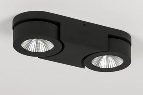 Stropní designové LED svítidlo do chodby AV Black II