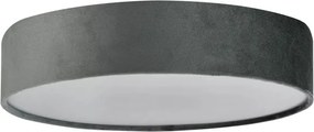 Searchlight 23298-3GY Stropní sametový lustr VELVET ŠEDÝ, průměr 50cm