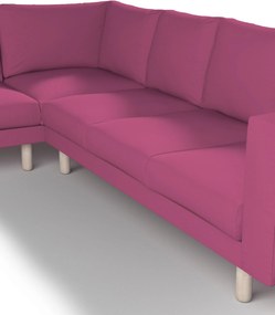 Potah na pohovku IKEA Norsborg rohová 5-místná barva růžová látka pletený vzor