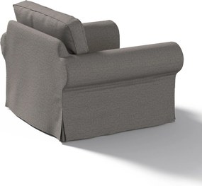 Potah na křeslo IKEA Ektorp barva šedá látka pletený vzor
