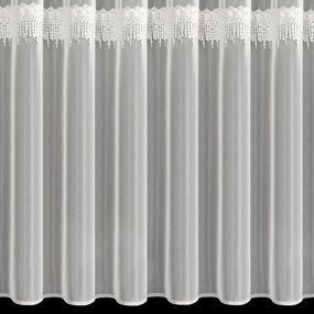 KRÁTKÁ ZÁCLONA NA PÁSCE FELICIANA 150X40 CM KRÉMOVÁ