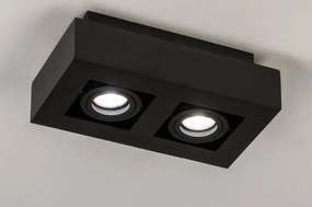 Stropní stmívatelné LED svítidlo do kuchyně Rivolli Black 2