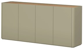 Komoda Elivo 200 cm - eukalyptus / dub baltic dune