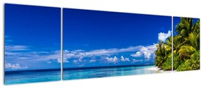 Obraz tropické pláže (170x50 cm)