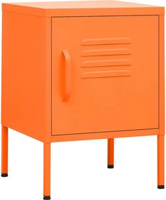 Noční stolky 2 ks oranžová 35 x 35 x 51 cm ocel 3095208