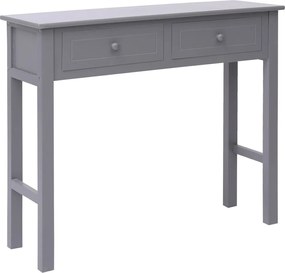 vidaXL Konzolový stolek 90 x 30 x 77 cm dřevo [284151] Barva: Bílo-hnědá