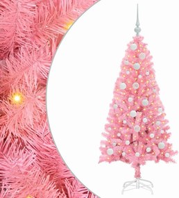Vánoční stromeček Růžová 120 cm PVC 3396410