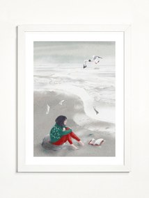Anežka Slavotínková | Racek Rám: Černý, Velikost: 60 x 40 cm